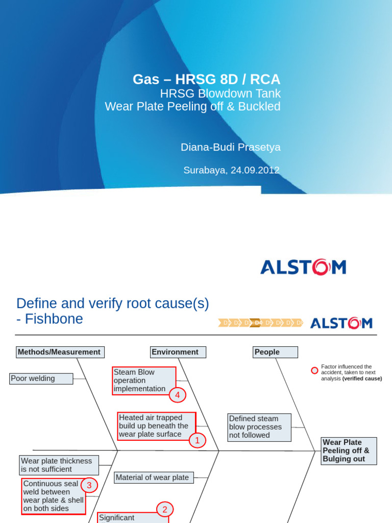 8D - Wear Plate Peeling-Off - HRSG Blowdown Tank - 20121016 | PDF
