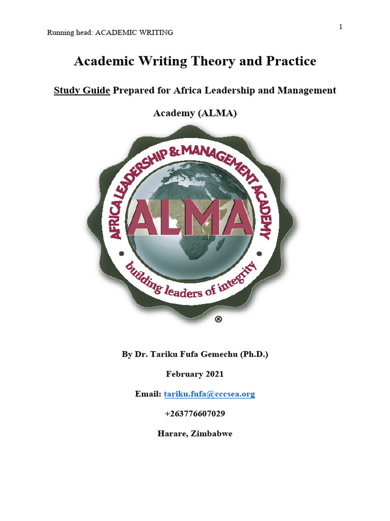 Academic Writing Theory and Practice | PDF | Plagiarism | Bracket