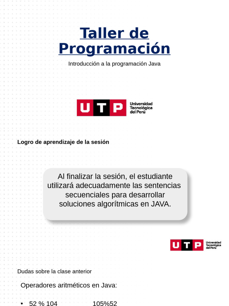 S02.s1 - Material - Secuencial-1-2 | PDF | Java (lenguaje de programación) | Ingeniería Informática