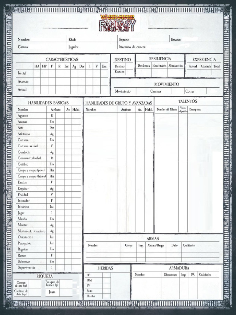 Ficha (Modificada) | PDF