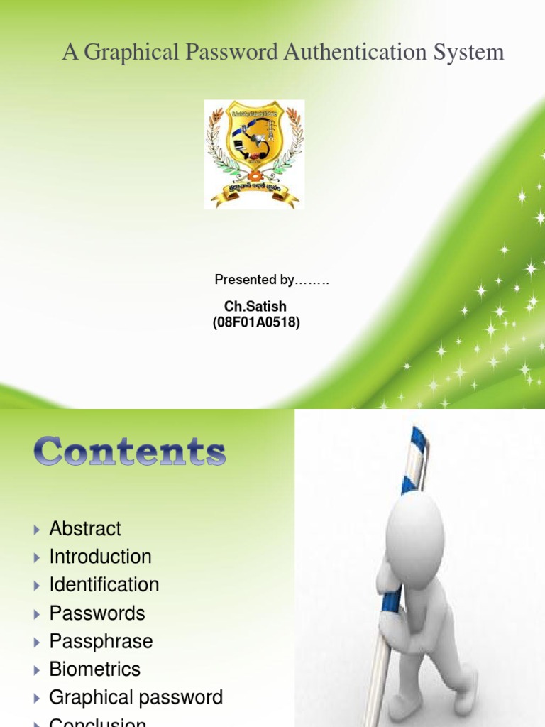 A Graphical Password Authentication System | PDF | Personal Digital ...