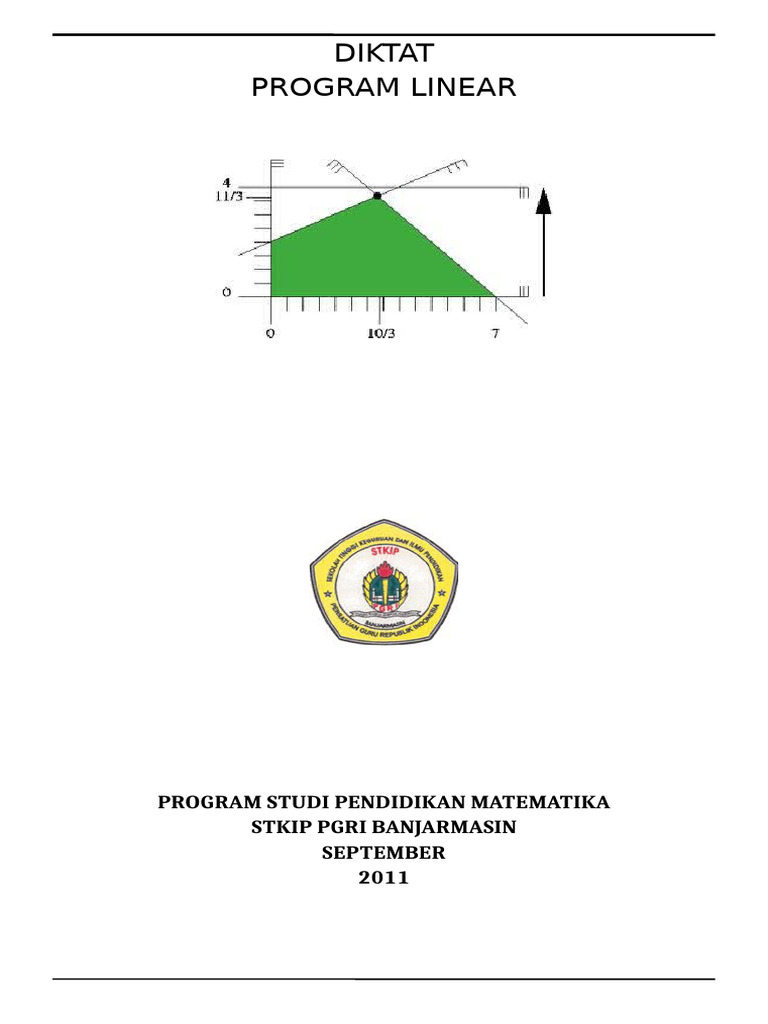 Diktat Program Linear | PDF