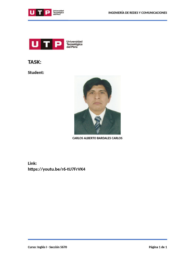 Week 01 - Task - Assignment - Introducing Myself | PDF