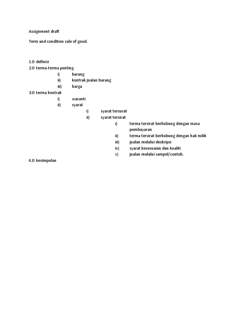 Assignment Draft | PDF