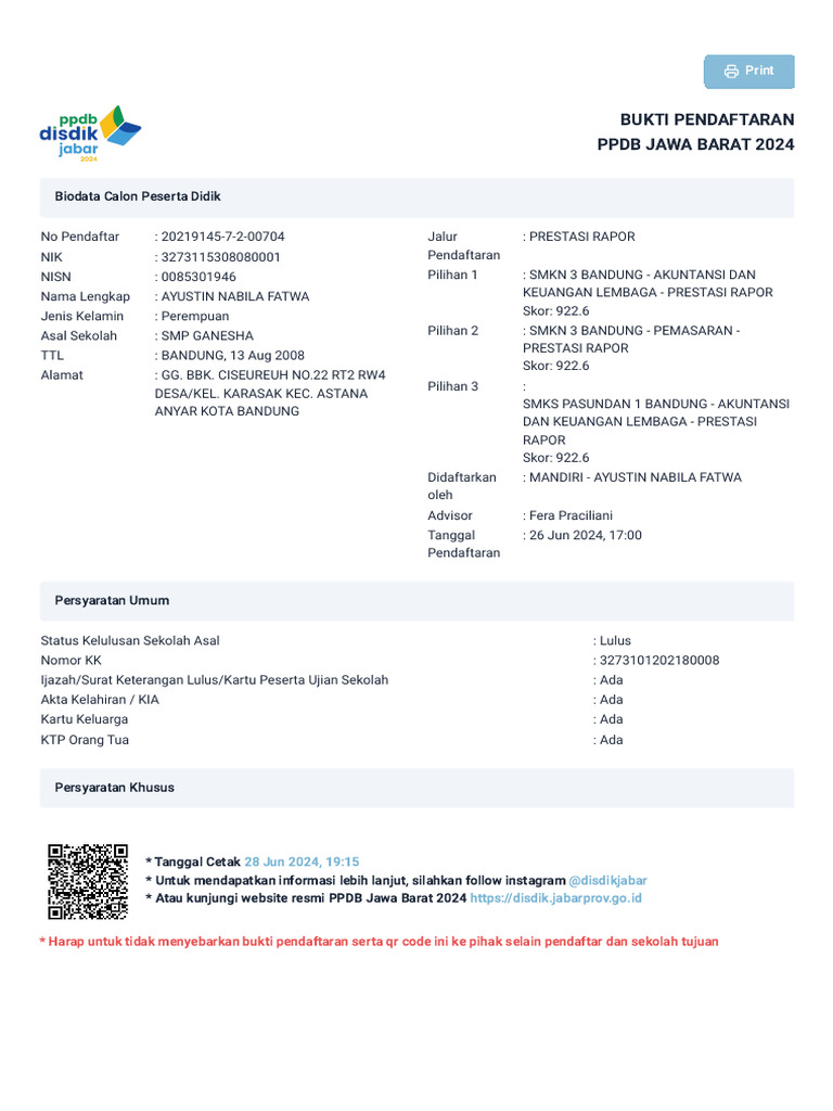PPDB Jawa Barat | PDF