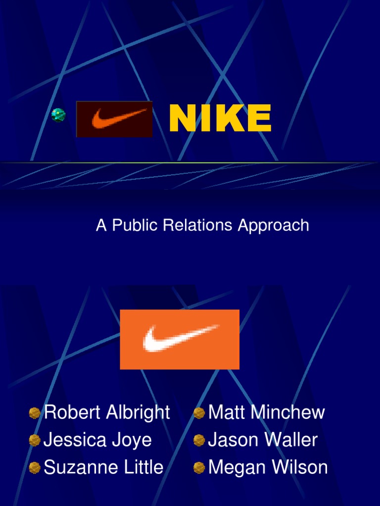 A Public Relations Approach | PDF | Nike | Sneakers