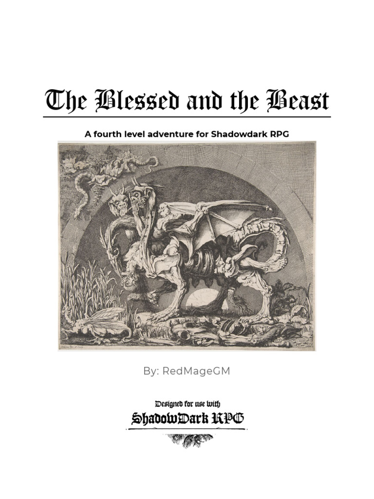 Adventure Lv4 - The Blessed and The Beast | PDF