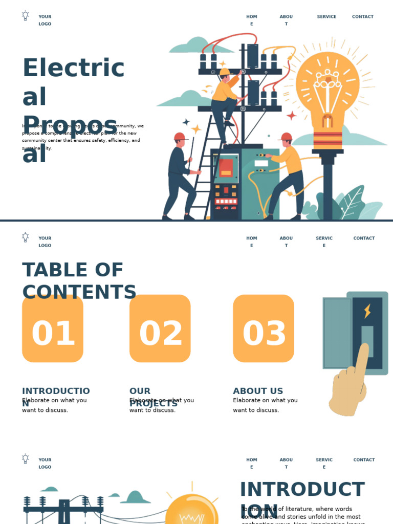 Electrical Proposal Slides | PDF