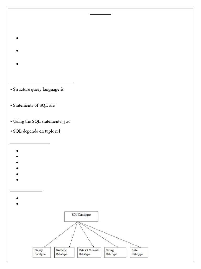 Comprehensive SQL Guide & Commands | PDF | Sql | Relational Database