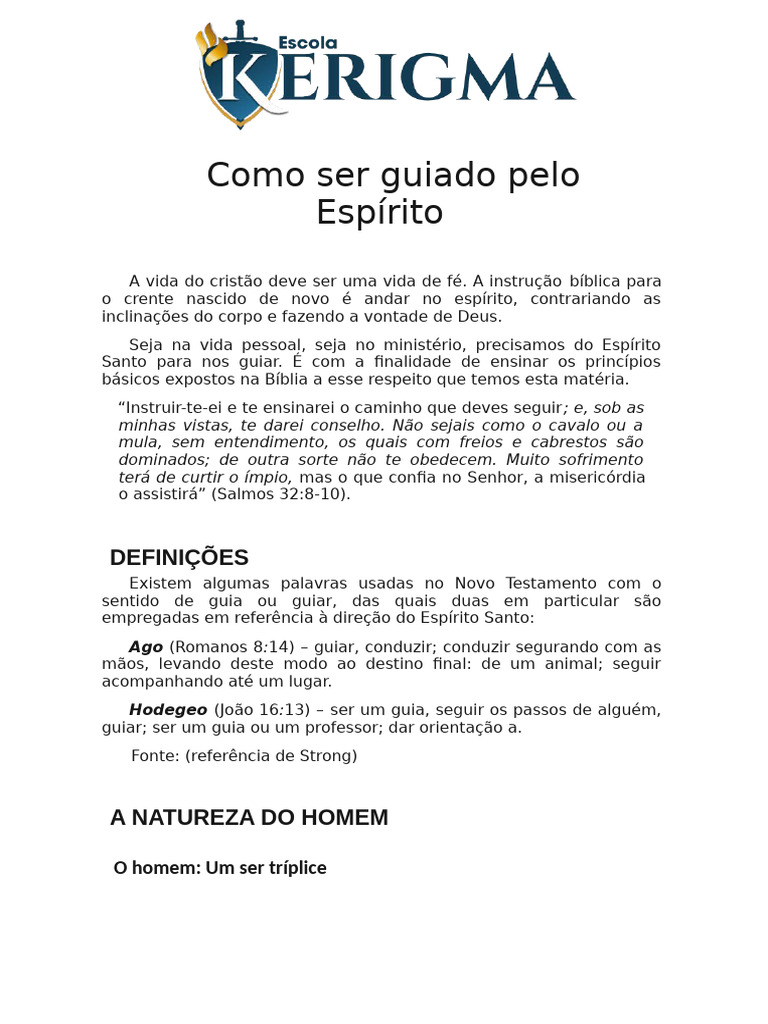 Como Ser Guiado | PDF