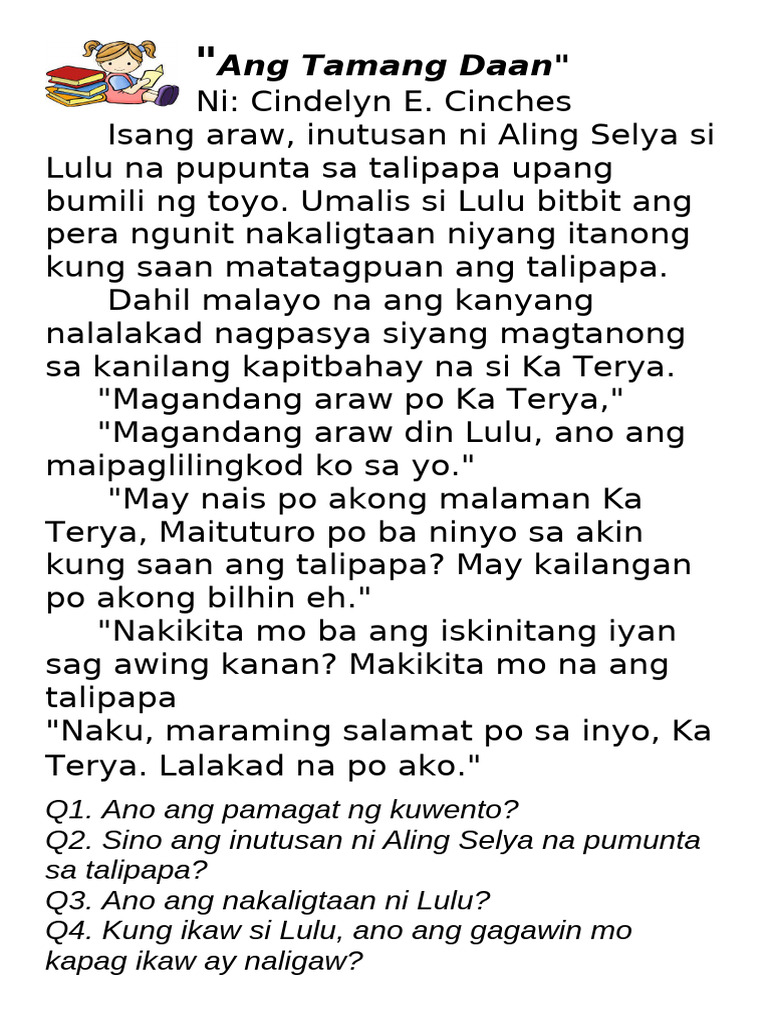 Ang Tamang Daan Tarpapel at Ang Bagong Karanasan | PDF