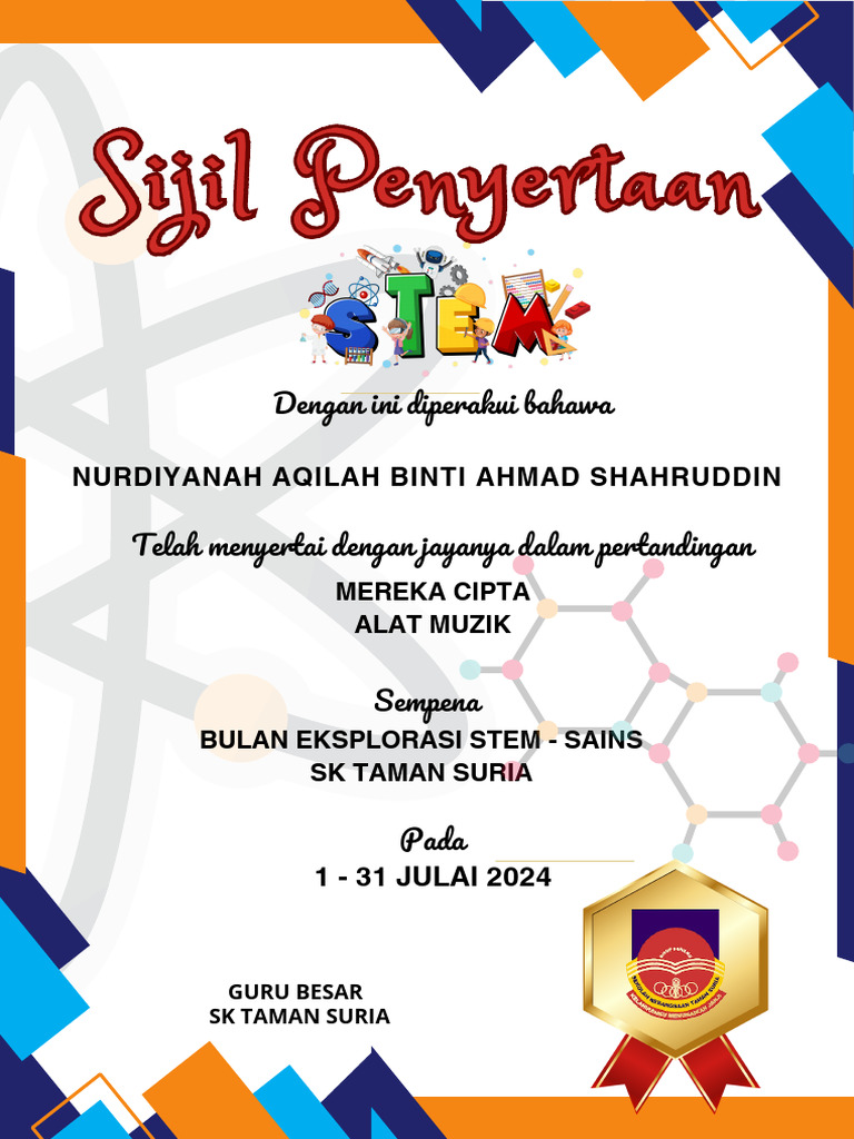 Sijil Penyertaan | PDF