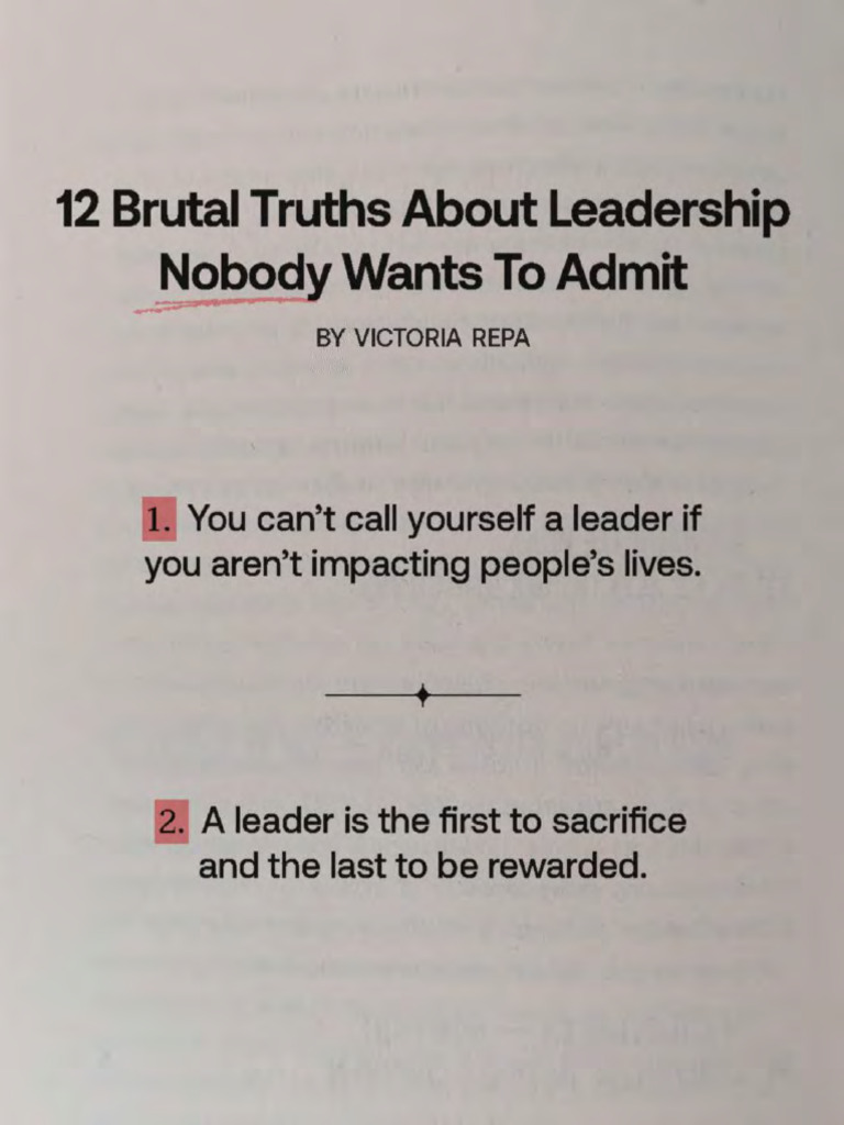True Leaders | PDF