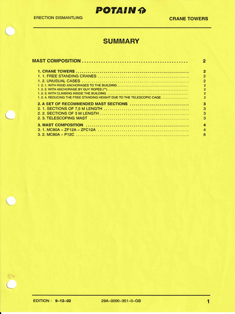 12.mast Composition | PDF