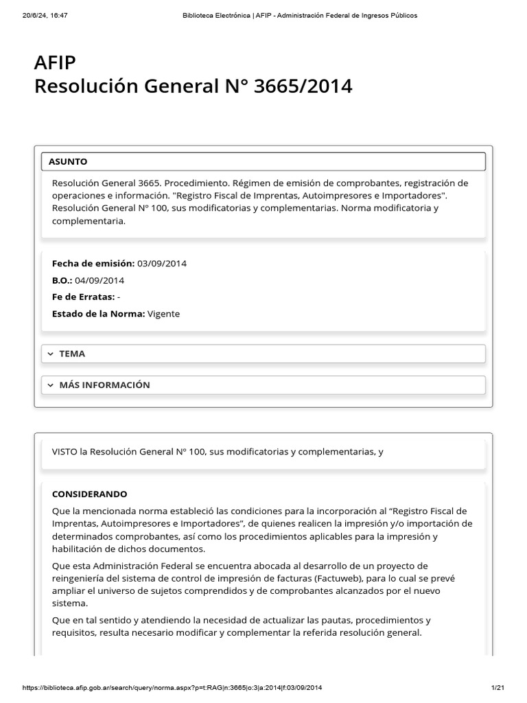 Biblioteca Electrónica - AFIP - Administración Federal de Ingresos ...