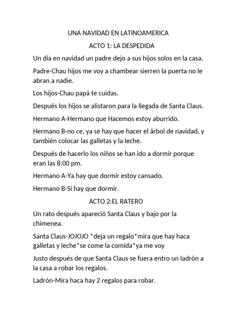 Una Navidad en Latinoamerica | PDF