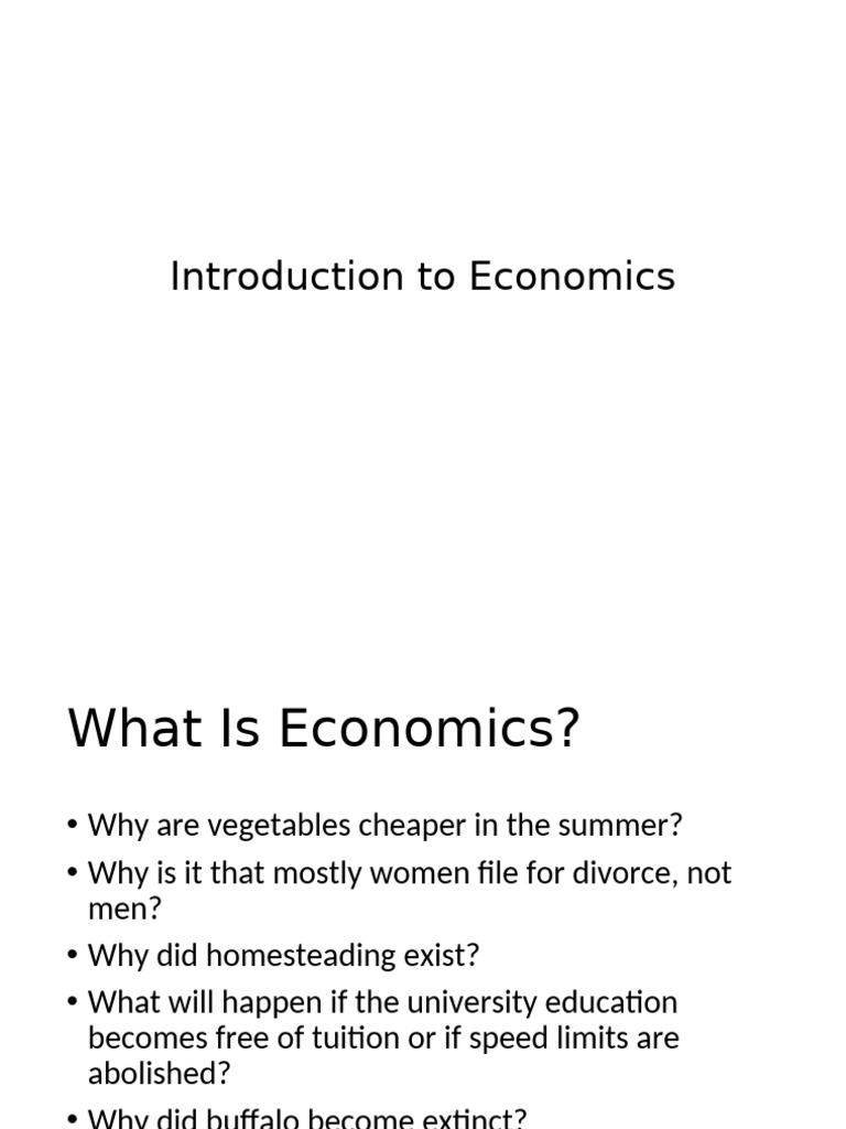 Understanding Economic Principles and Models | PDF | Economics | Prices
