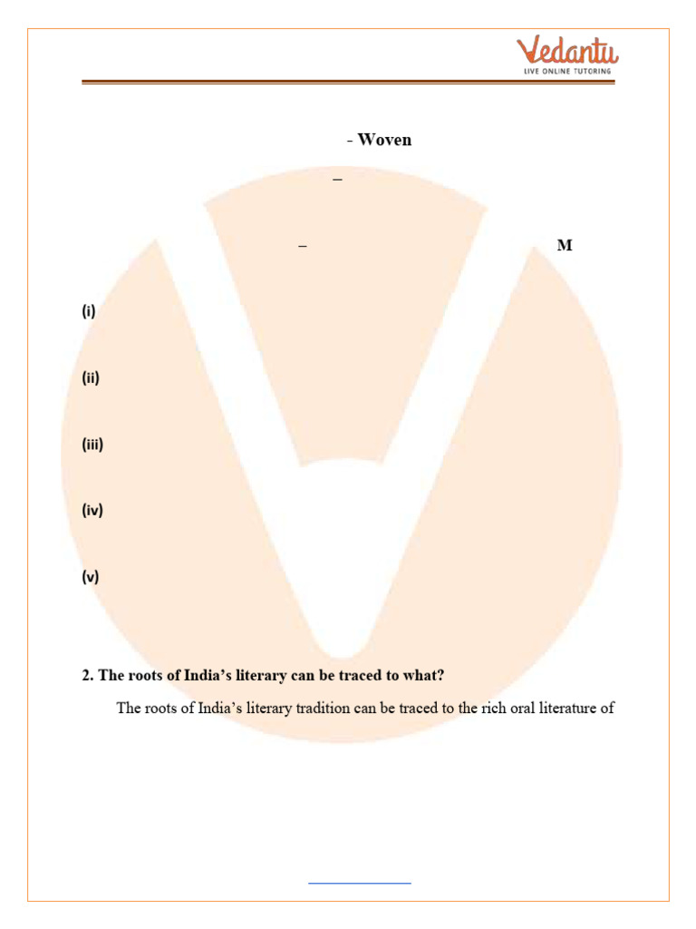 Important Questions Class 11 English Woven Words Chapter 4 Essay | PDF