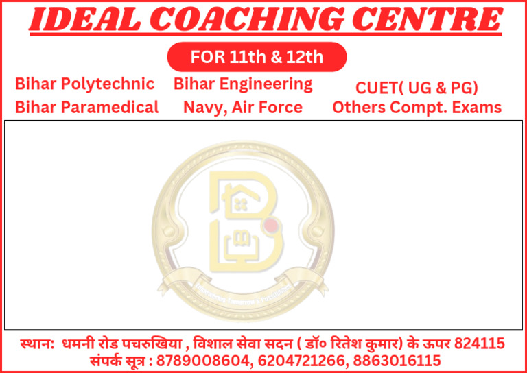 Ideal Coaching Paper | PDF