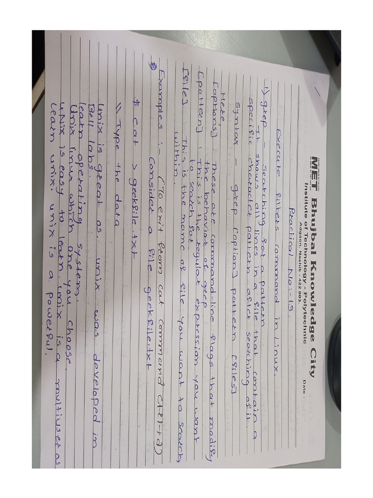 LOS Practical 4 | PDF