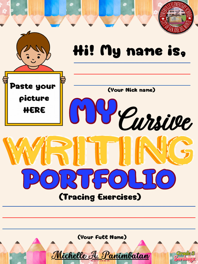 Cursive Tracing Letters Booklet Worksheet | PDF