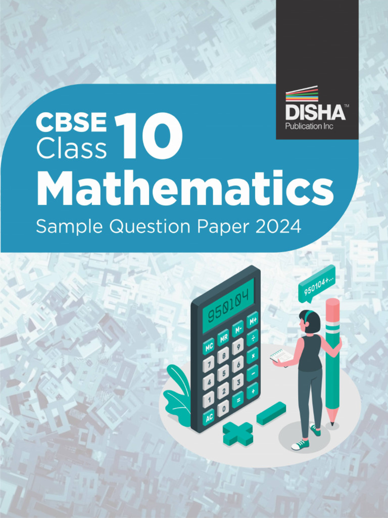 CBSE Class 10 Mathematics Sample Paper 2024 - Interior | PDF | Area | Trigonometric Functions