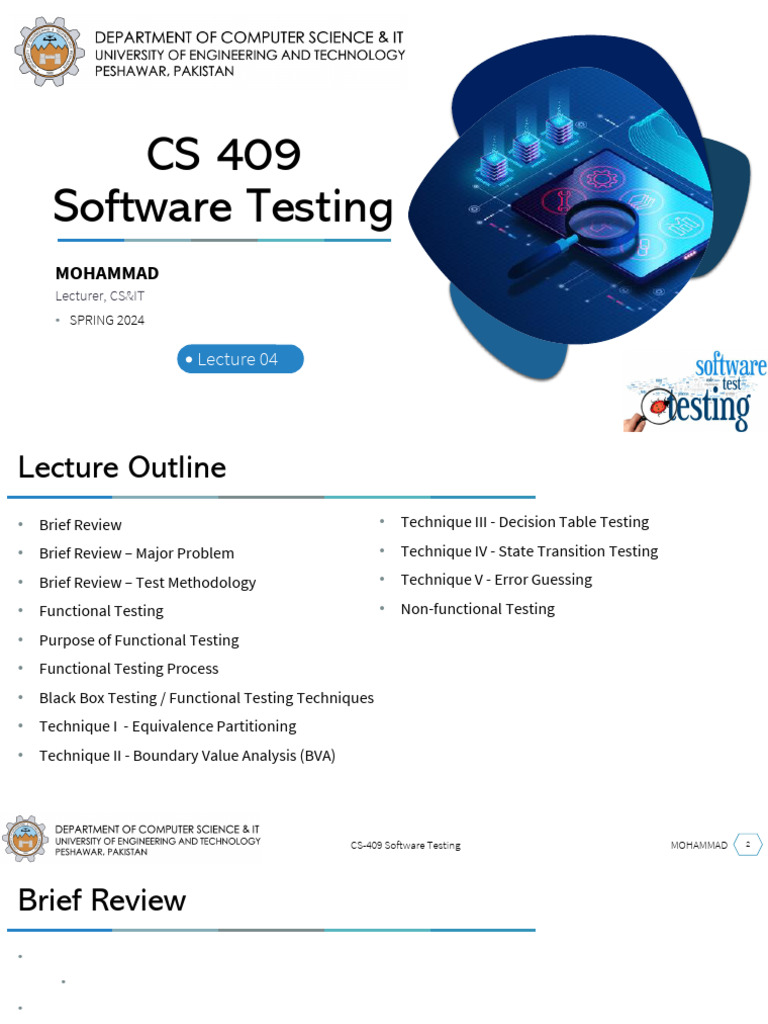 ST Lecture04 SP24 | PDF