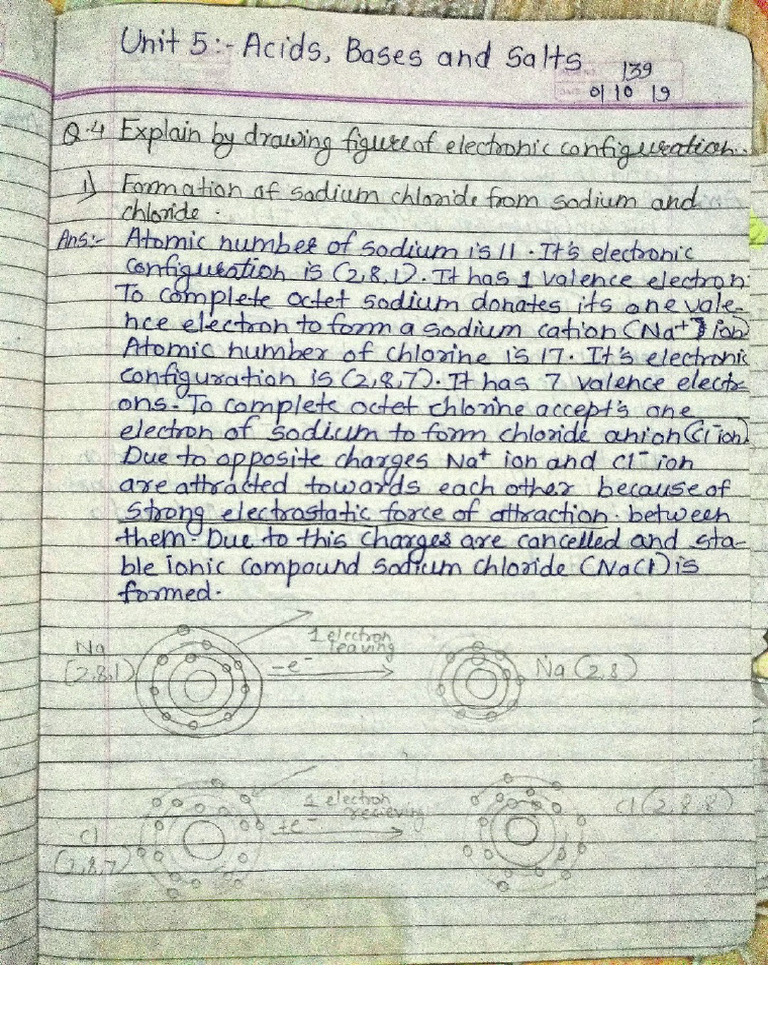 Sci. Lesson No. 5 - Acid, Base, Salt | PDF