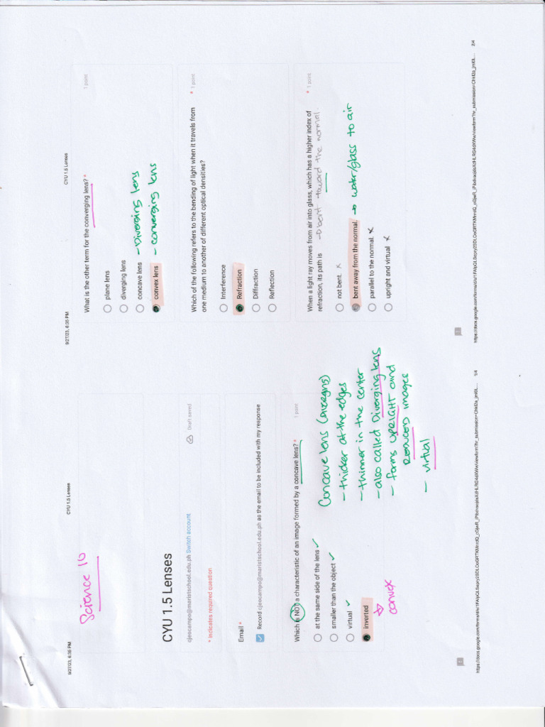 CYU 1.5 Lenses | PDF