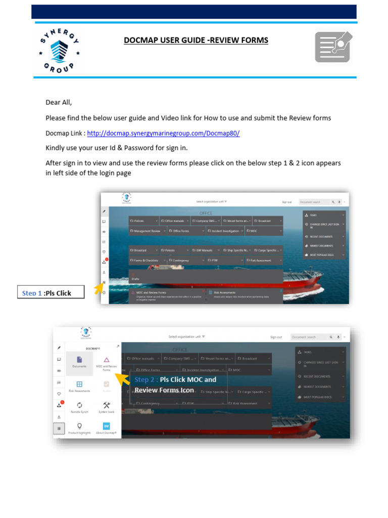DOCMAP Review Forms | PDF
