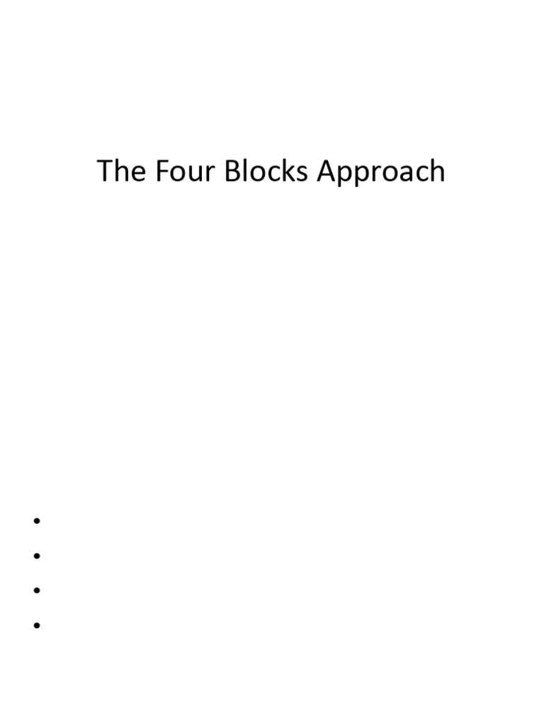 The Four Blocks Approach | PDF | Pedagogy | Career & Growth