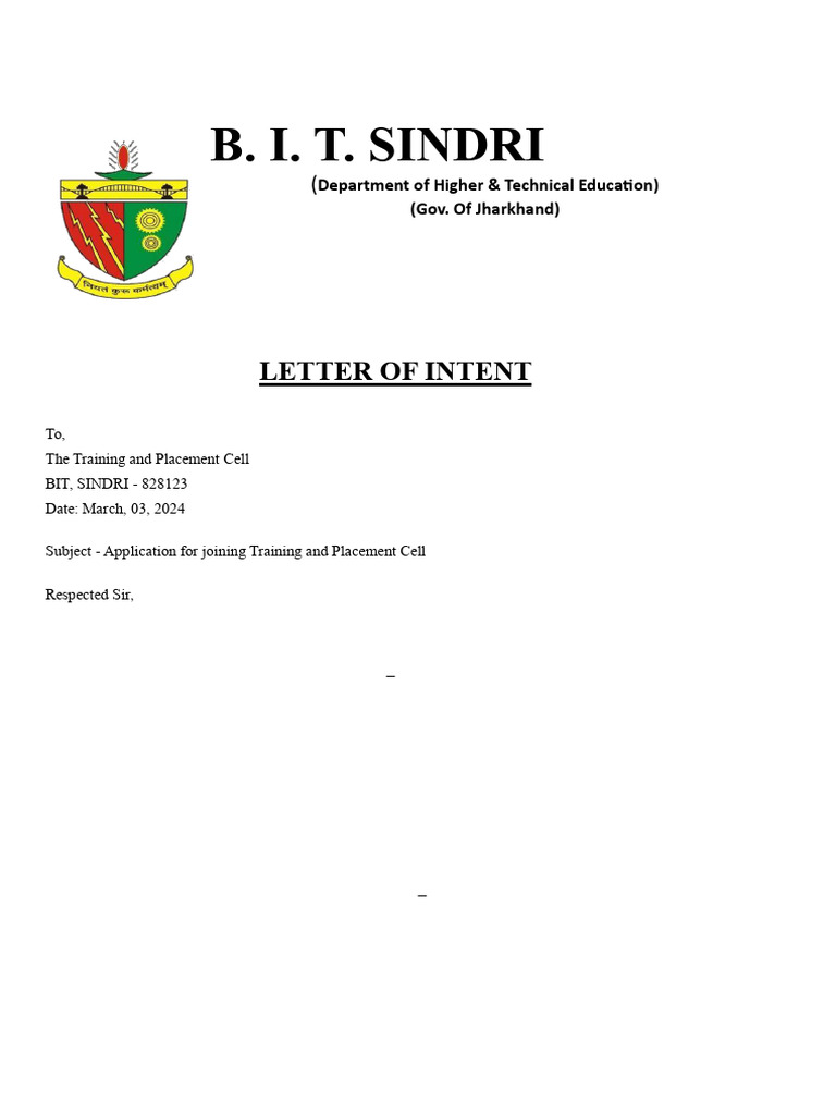 Mala Gupta LOI | PDF