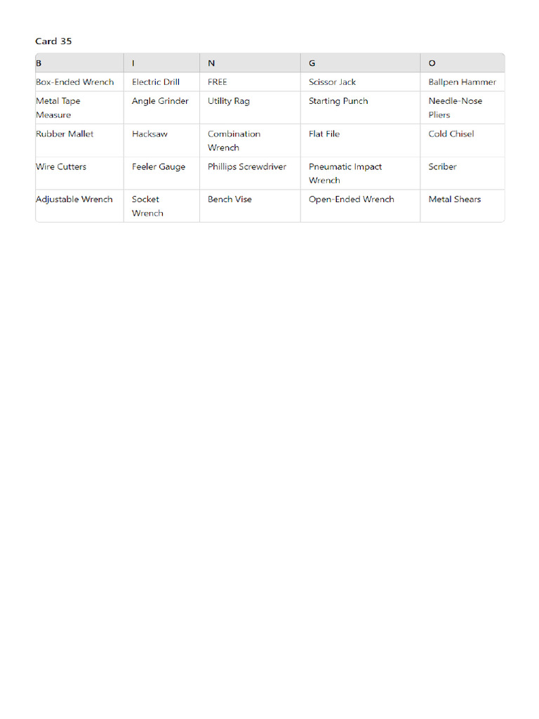 Bingo 2nd Year | PDF