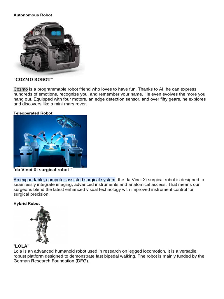 Autonomous Robot | PDF