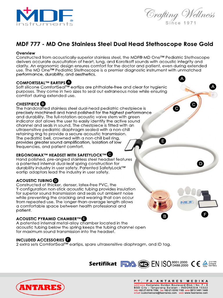 MDF 777 A Rose Gold | PDF