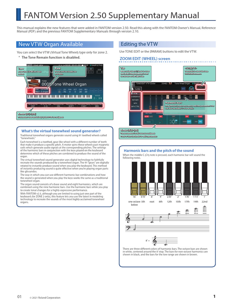 FANTOM-6 7 8 v250 Eng01 W | PDF