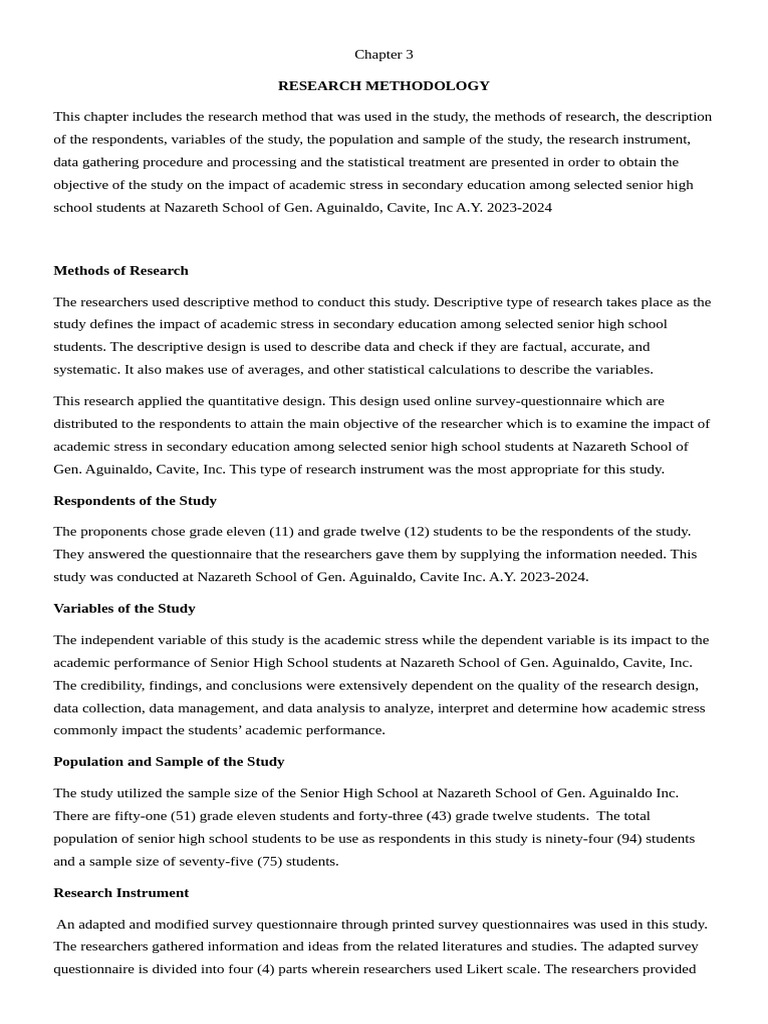 Chapter-3 GEN CHEM | PDF | Methodology | Scientific Method