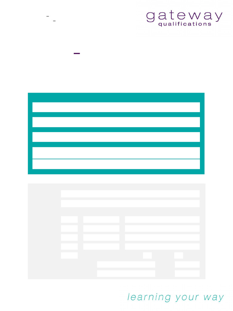 ESOL Reading E3 Sample 1 Paper | PDF