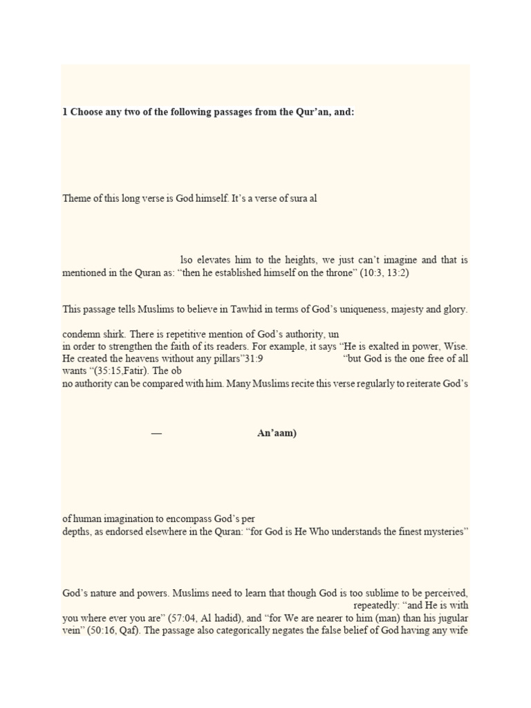 Passage 1-5 Notes | PDF