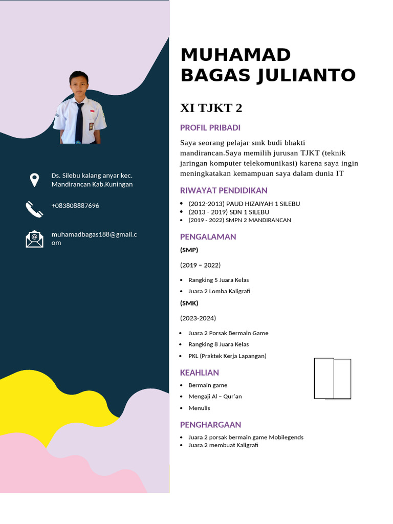 Playful Resume Template Ms Word | PDF