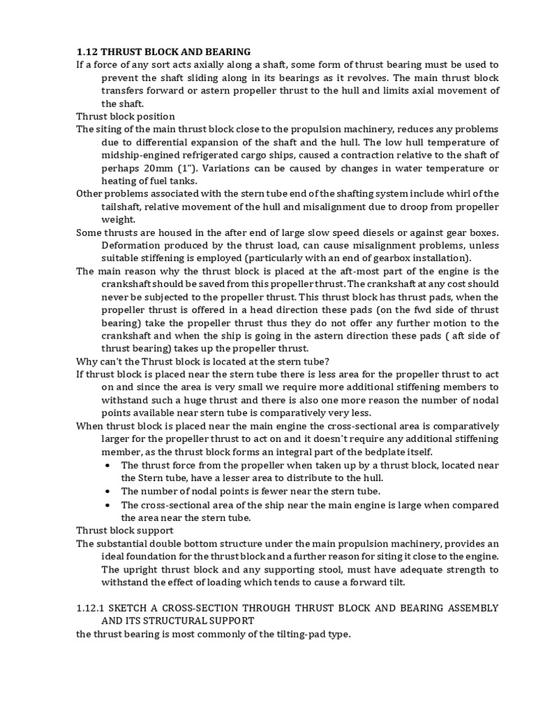 8 Thrust Block | PDF