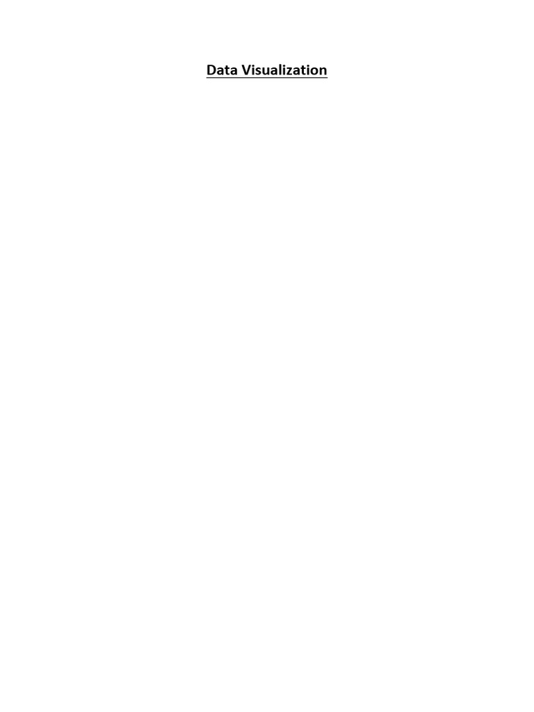 Data Visualization | PDF