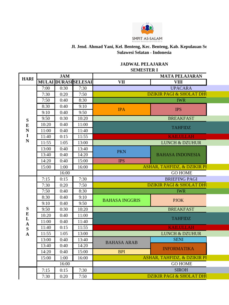 Jadwal Formula Baru | PDF