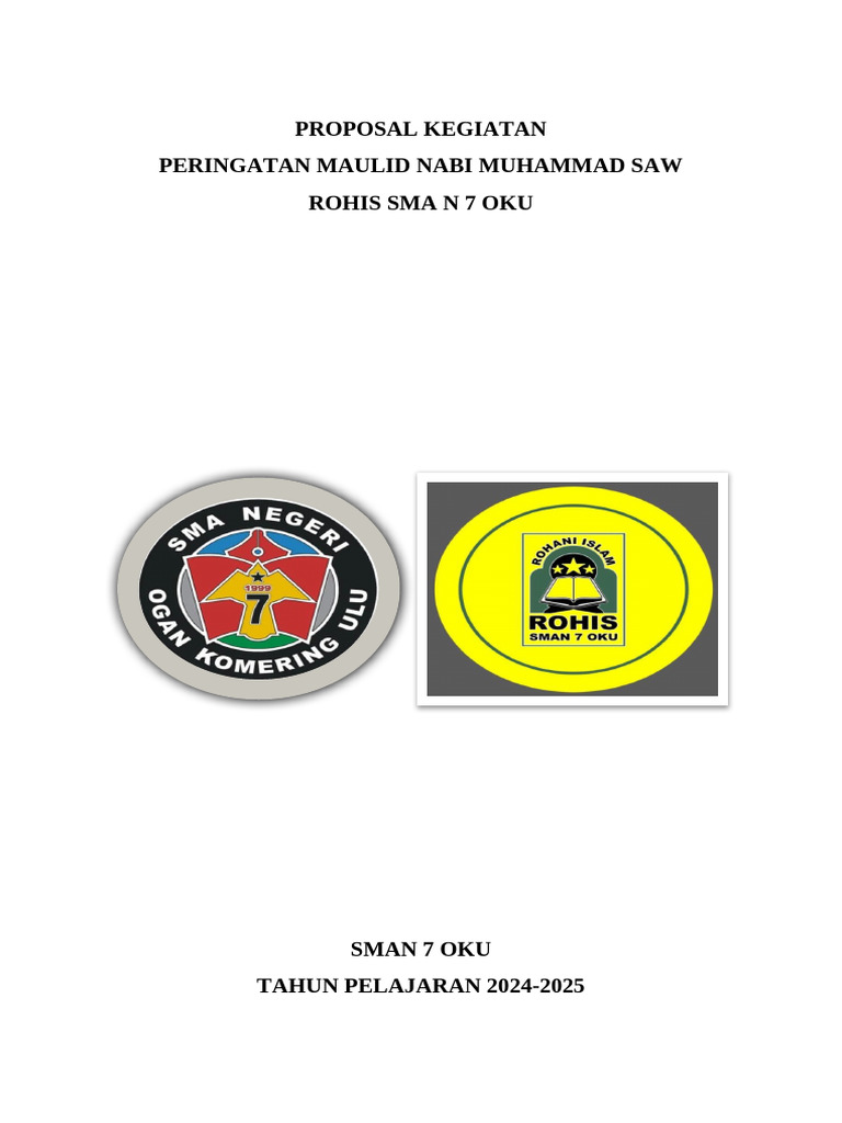 Proposal Rohis Smantuku | PDF