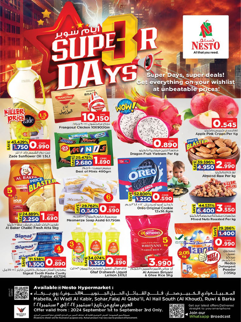 Nesto Super 3 Days Offer Valid From September 1st To 3rd 2024 | PDF