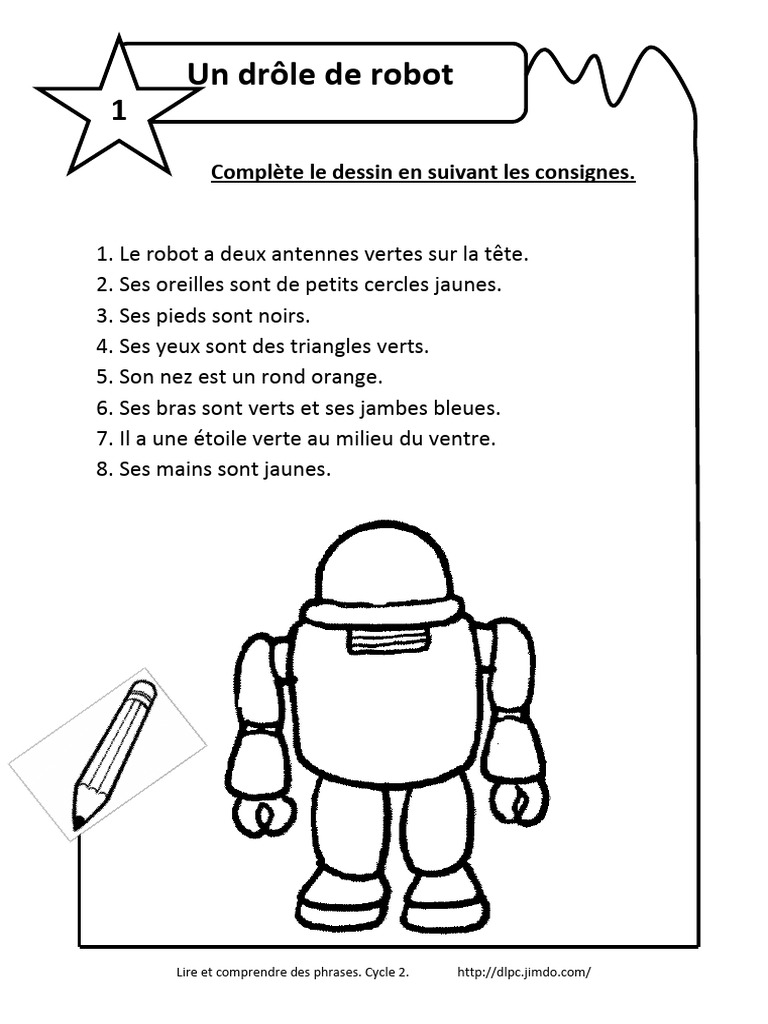 Complète Le Dessin en Suivant Les Consignes | PDF