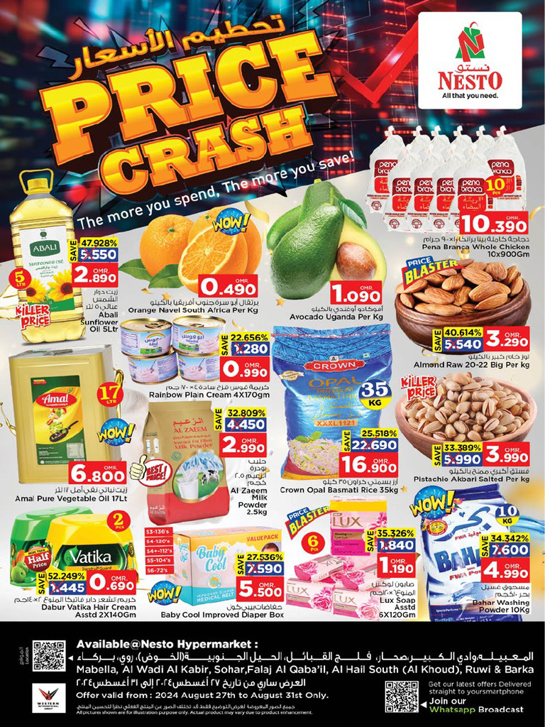 Nesto Price Crash Offer Valid From Aug-27th To Aug-31st 2024 | PDF