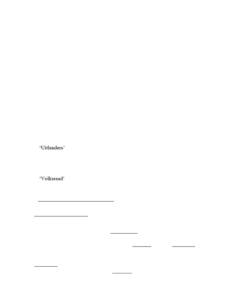 Understanding Uitlanders and Randlords | PDF | Zulu Kingdom | Travel