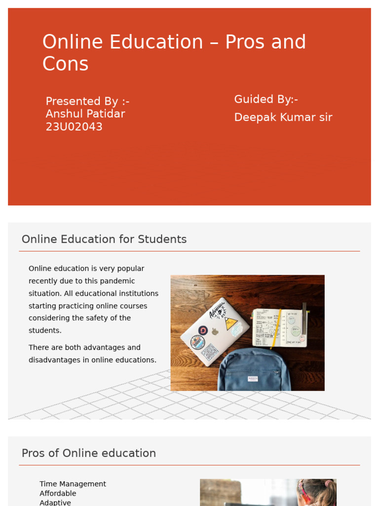Online Education | PDF