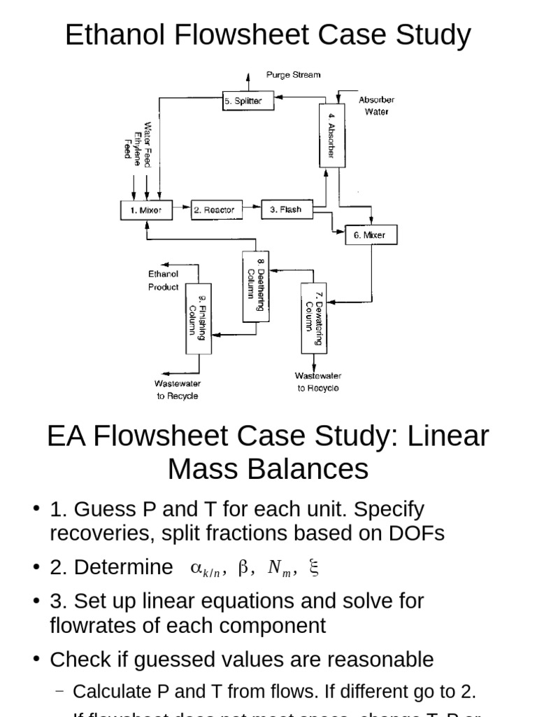 EA Flowsheet CaseStudy | PDF